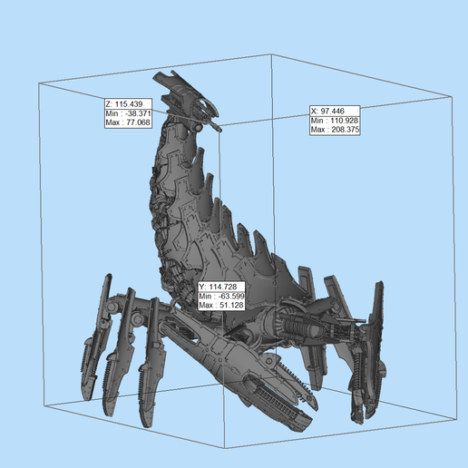 3D file GREATER BRASS SCORPION 🦂 ・Template to download and 3D print・Cults