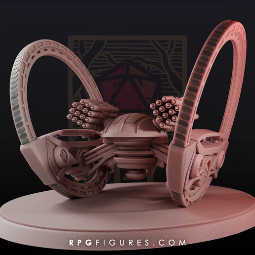 🤖 Galactic Wars | Hailfire Droid Tank・ 3D File for 3D printing・Cults