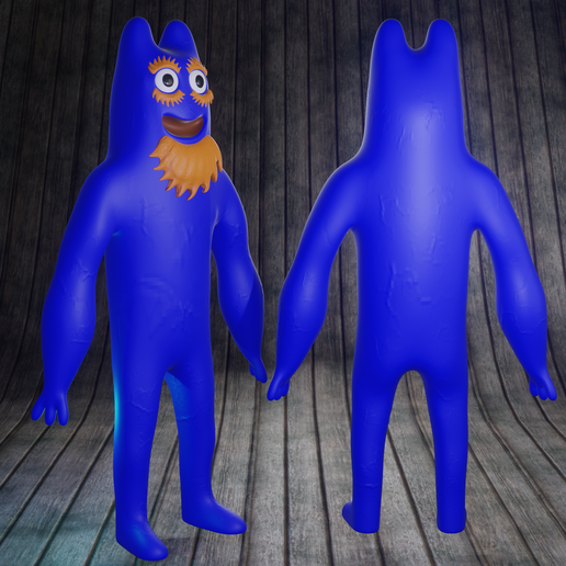 STL file Flumbo / Garten Of BanBan 8 (BBB) Blue BanBan (Blumbo) 👹 ・3D ...