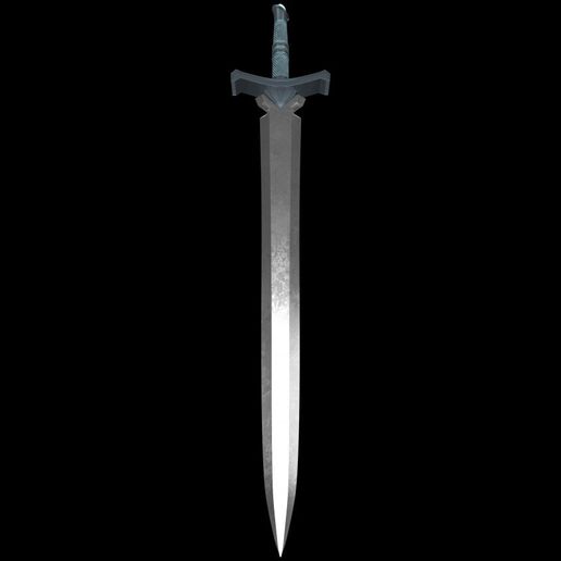 3D file Sword Low-poly 3D Model 🗡️ ・3D print design to download・Cults