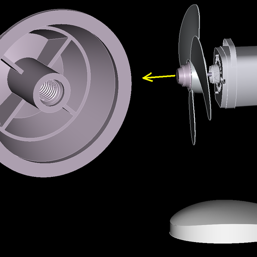 🆒 Jet Turbine Table Fan, Full・ STL File for ・Cults