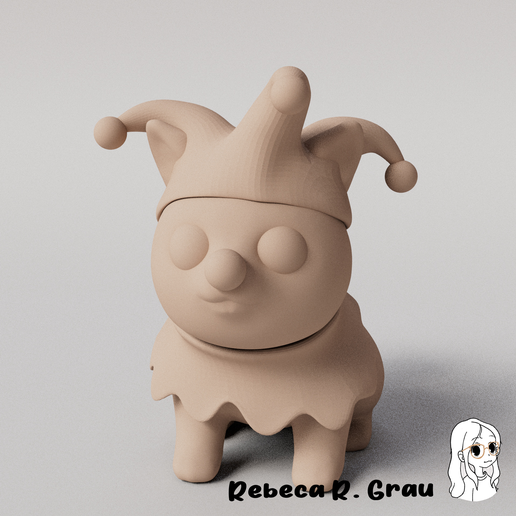 STL file Jester Dog 🐕 ・Model to download and 3D print・Cults