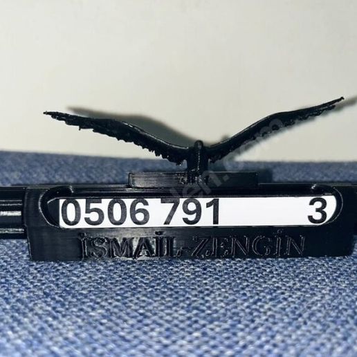 📞 PHONE NUMBER DISPLAY STAND - Vehicle parking numberer - EAGLE・ STL ...