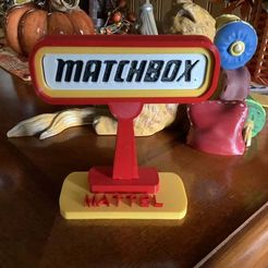 3D printing Matchbox Diecast Cars sign • made with Snapmaker・Cults