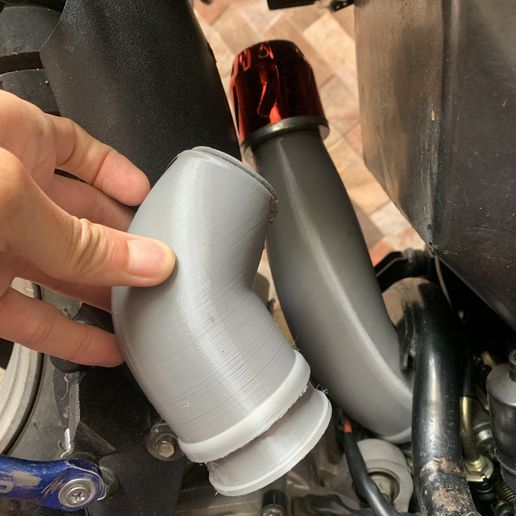 🏍️ GY6 Carb Intake・ STL File for 3D printing・Cults