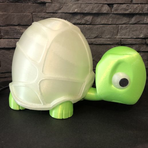 🐢 Turtle Lamp Nightlight Design・ 3D File for ・Cults