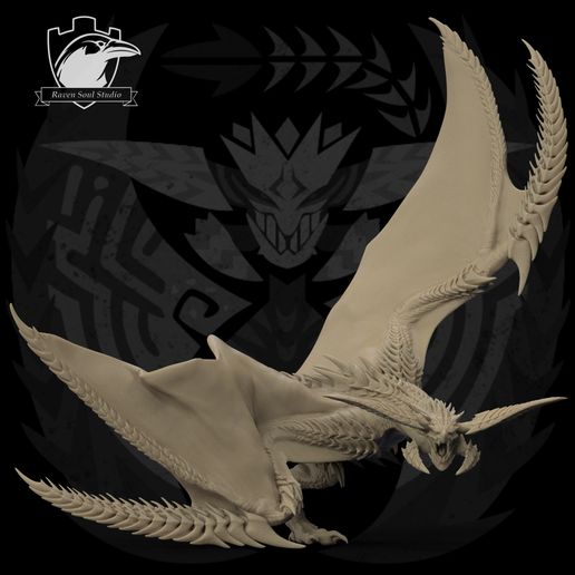 👹 Rey Dau from Monster Hunter: Wilds・ 3D File for 3D printing・Cults
