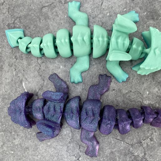 🐉 Simple Dragon・Free STL File for 3D printing・Cults