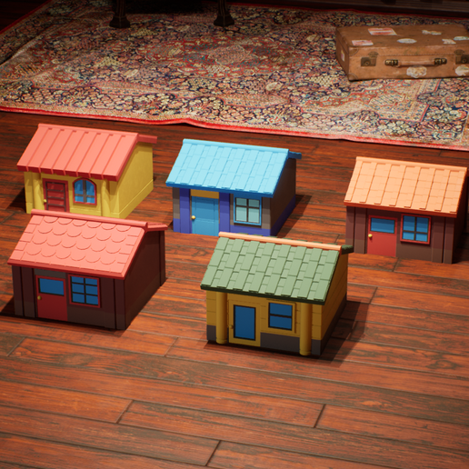 🐉 POKEMON HOUSES - Common Houses Collection (PKMN GEN. 3) Bundle・ STL ...