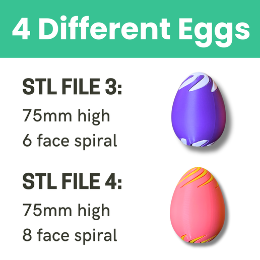 🥚 Egg Pass Through Fidget Toy | Easter Egg Fidget Gift 3D Printing・ STL ...