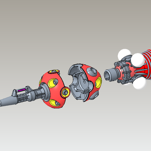 🔫 [Bit with mount] MA weapon for Newtype pilot.・ 3D File for 3D ...