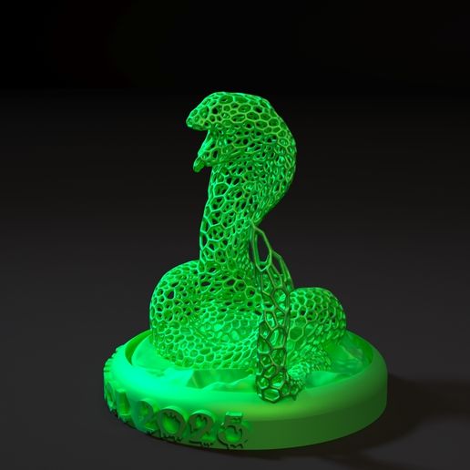 Archivo 3D Snake Symbol 2025 🐍 ・Modelo imprimible en 3D para descargar ...
