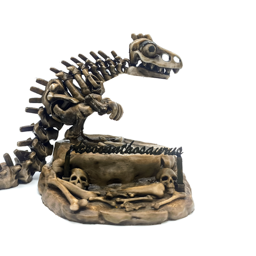 💀 Flexi Acrocanthosaurus Skeleton with stand – Print-in-Place Dinosaur ...