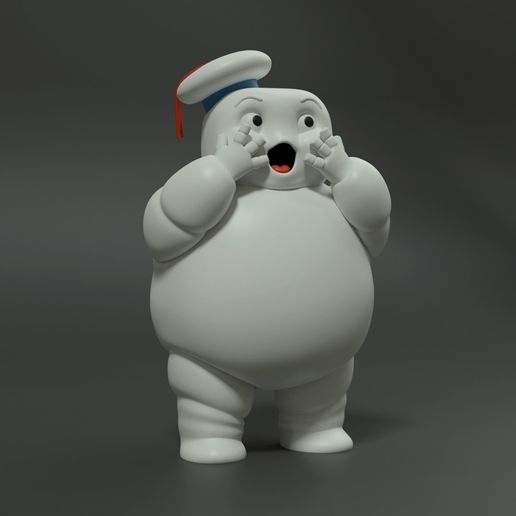 👽 Mini Stay Puft - Surprised - Ghostbusters・ STL File for ・Cults