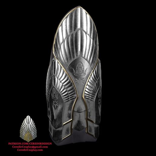 3D file King Elessar Ararorn greaves lord of the rings 3D DIGITAL ...