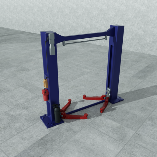 🚗 CAR LIFT For Diecast Diorama 1:64 (Moveable Jack Stand)・ STL File for ...