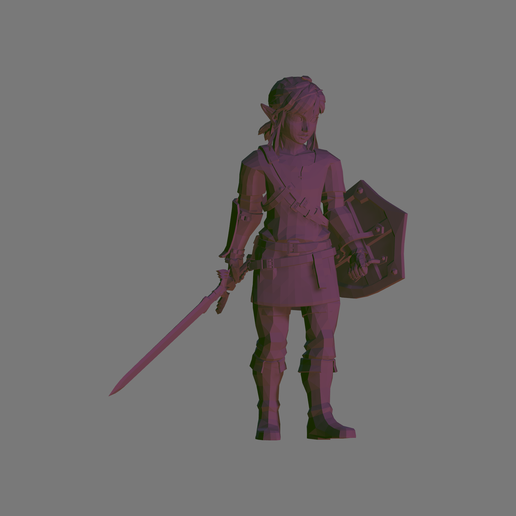 STL file Link-- legend of zelda 🔗 ・3D printer design to download・Cults
