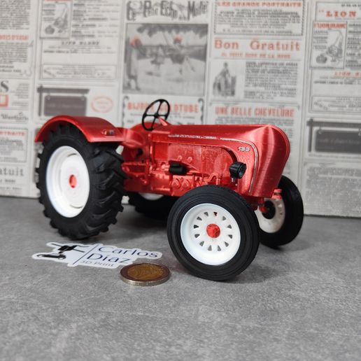 🚜 Tractor Porsche P133 1/18・ 3D File for 3D printing・Cults