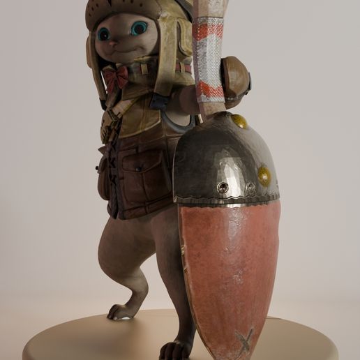 👹 Palico Monster Hunter Wilds・ STL File for 3D printing・Cults