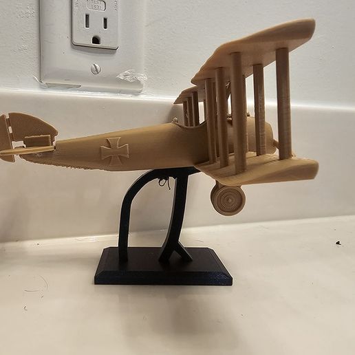 🛩️ WW1 Biplane・Free STL File for 3D printing・Cults