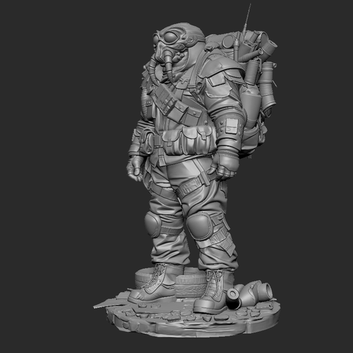 👾 Wasteland Survivors – Scrap Scavenger | Post-Apocalyptic Survivor STL ...