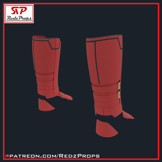 3D file Deadpool 3 Shinguards & Covers Cosplay Prop 🖨️ ・3D printer ...