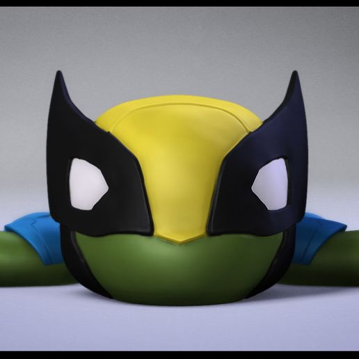 🐢 Super Turtle Wolverine・ 3D File for 3D printing・Cults