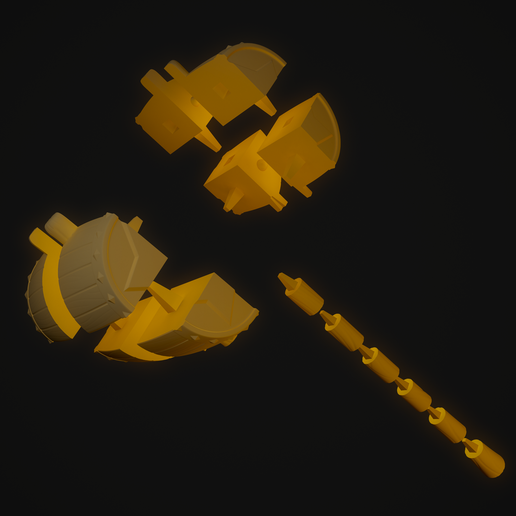 🤴 Stylized King DeDeDe Hammer・ 3D File for 3D printing・Cults