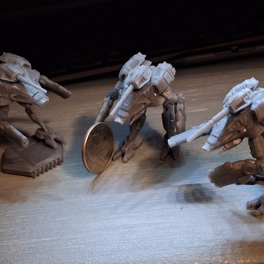 🤖 M-2D battle mech 9 model Pose Pack (scale compatible with battletech ...