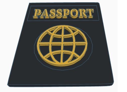🛂 PASSPORT Passport・Fichier STL pour ・Cults