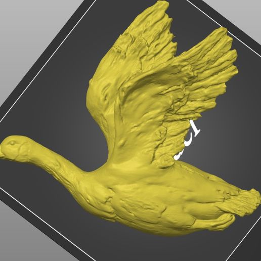 STL file goose in flight 🐉 ・3D printing design to download・Cults