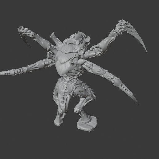 3D file Screamer Bug - Alien Space Bugs - 28mm miniature 🐛 ・3D ...