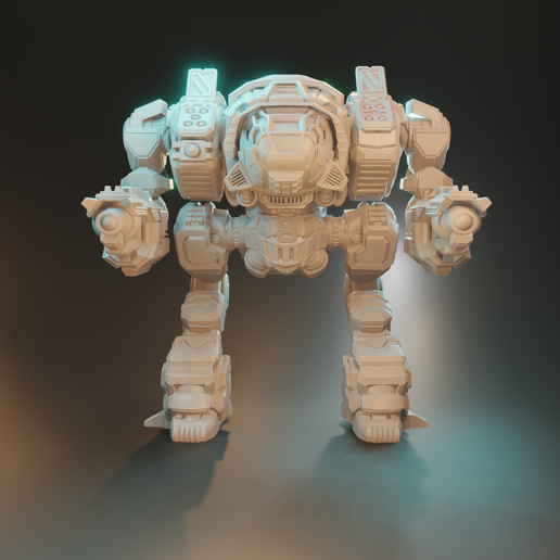 🎲 FB-1A Fullback (scale compatible with battletech)・ STL File for 3D ...