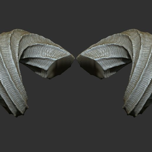 🤘 24 - Creature+Monster+Demon Horns・ 3D File for 3D printing・Cults