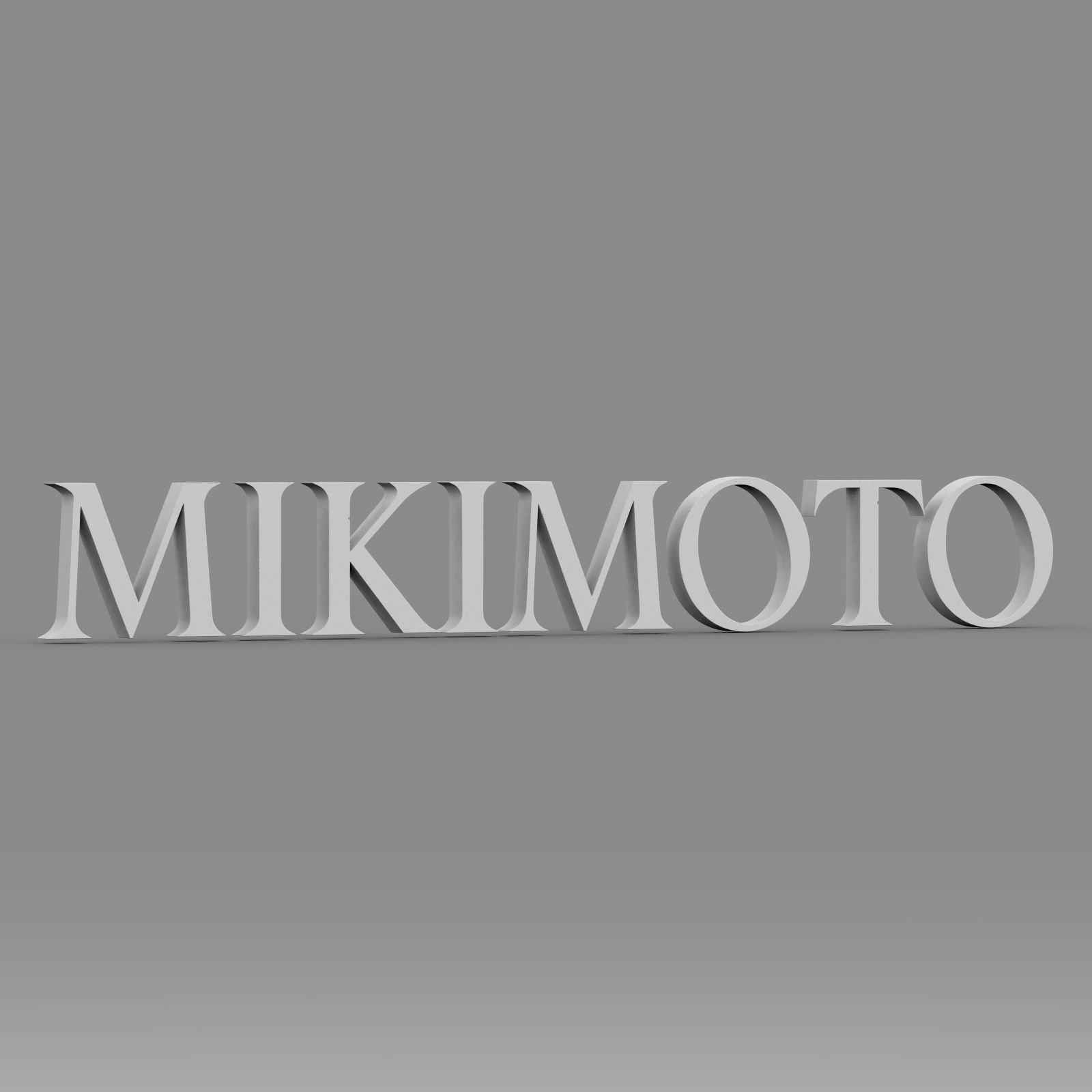 Archivo STL logo de mikimoto・Modelo de impresora 3D para descargar・Cults