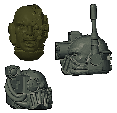 🎨 Bionic Devastator - Heads・Free STL File for ・Cults