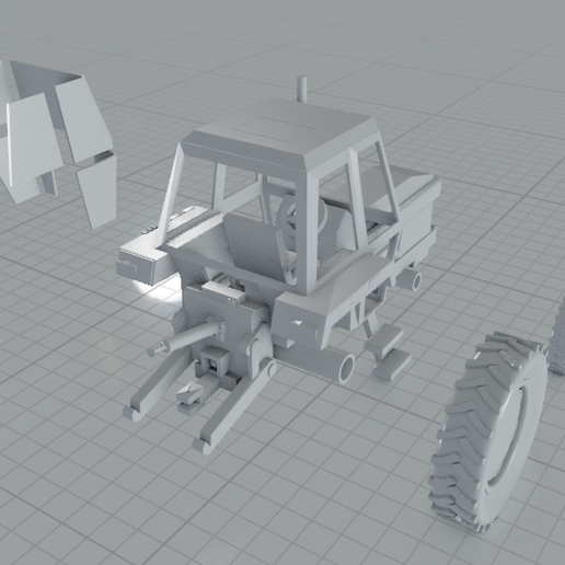 STL file Marshall 904 4WD WITH ROOF tractor model 🚜 (OBJ)・3D printing ...