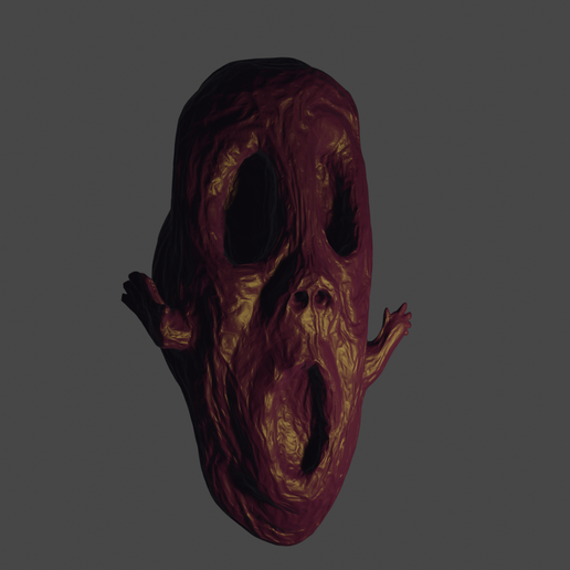 👾 jjk transfigured human・ STL File for 3D printing・Cults