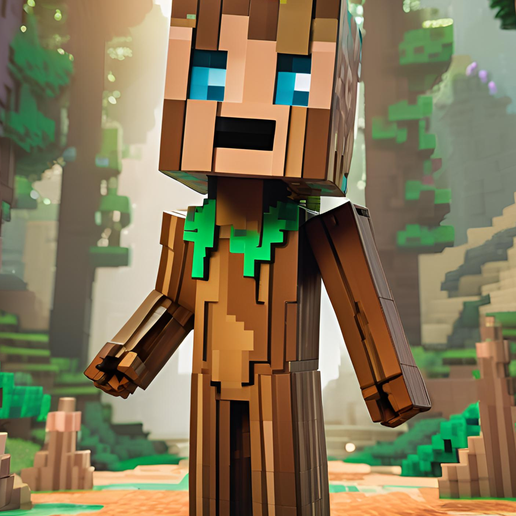 🦸 minecraft groot [marvel] [MINECRAFT]・ STL file for 3D printing・Cults