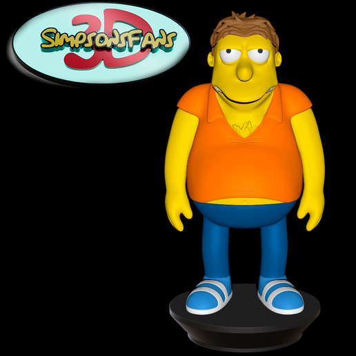 👾 Barney Gumble - The Simpsons・ 3D File for 3D printing・Cults