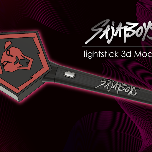 🏹 Kpop Demon Hunter - Saja boys lightstick・ STL File for 3D printing・Cults