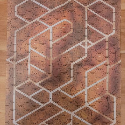 🗺️ BATTLETECH TERRAIN MAP SET#3: HILLS / RESIDENTIAL #1・Free STL File for ・Cults