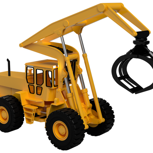 🌆 1641H high rise grapple loader HO scale 1:87・ STL File for 3D ...