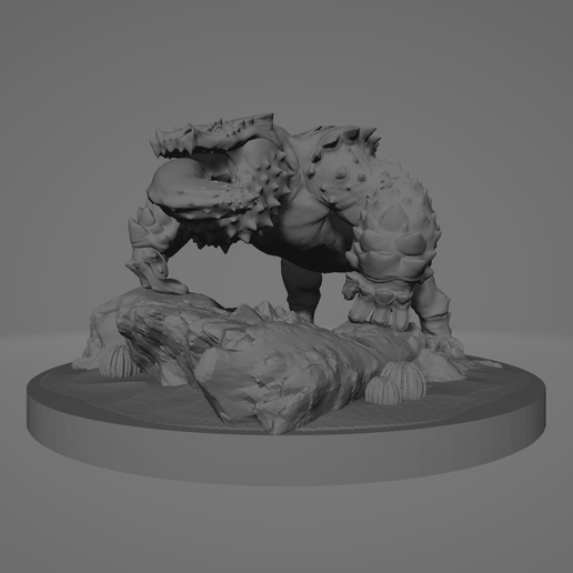 👹 MONSTER HUNTER CHATACABRA FIGURE・ STL File for 3D printing・Cults
