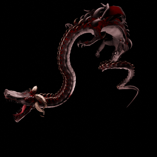 🩸 Blood Dragon・ STL File for 3D printing・Cults