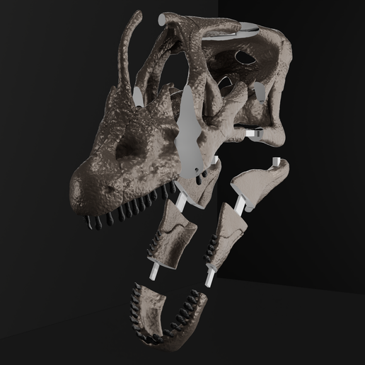 💀 Brachiosaurus skull 3d print・ STL File for 3D printing・Cults