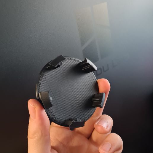 🛞 Wheel center cap 65mm centering hole・ STL File for 3D printing・Cults