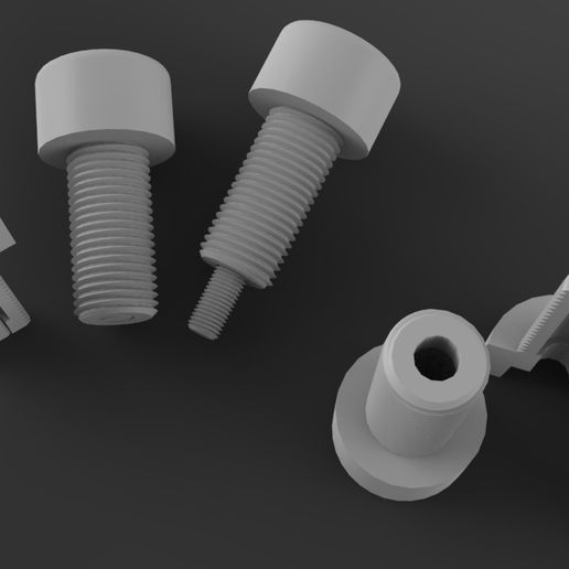 Free STL file 3D Print Double Bolt 🔩 (OBJ)・3D printing template to ...
