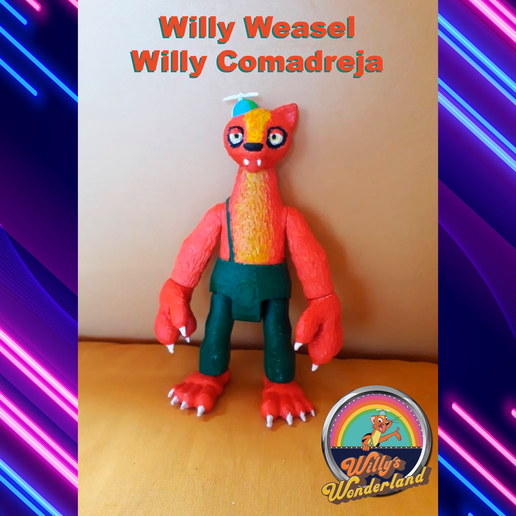 🦸 WILLY'S WONDERLAND・ 3D File for ・Cults