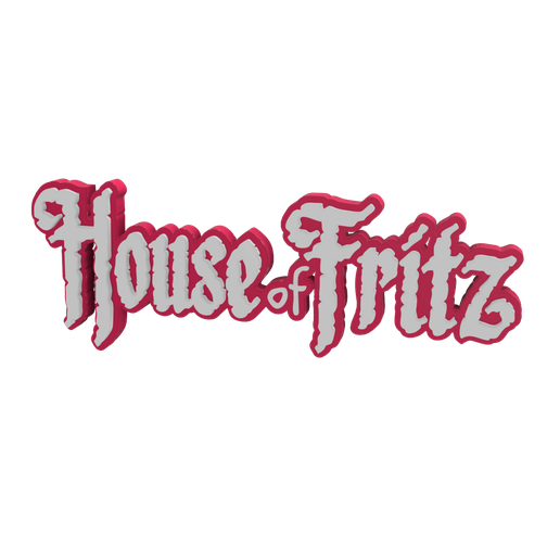 🏠 3D MULTICOLOR LOGO/SIGN - House of Fritz・ STL File for 3D printing・Cults